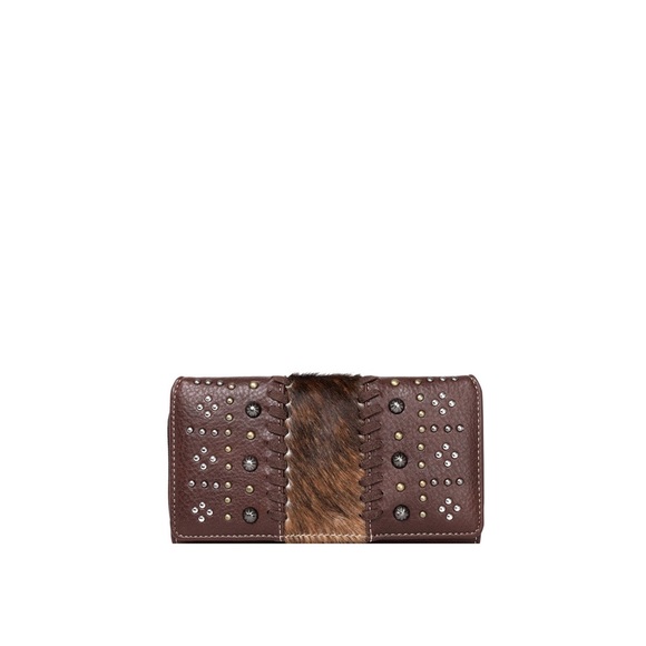 Trinity | Bags | Tr3w010 Trinity Ranch Hairon Studded Secretary Style ...